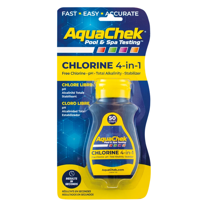 AquaChek 4-in-1 Chlorine Test Strips